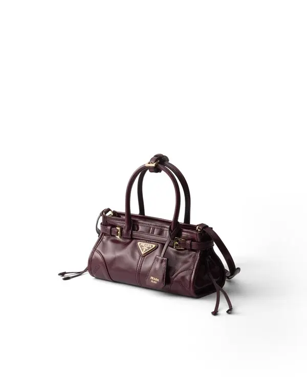 Prada Bonnie Leather Mini-bag - Red