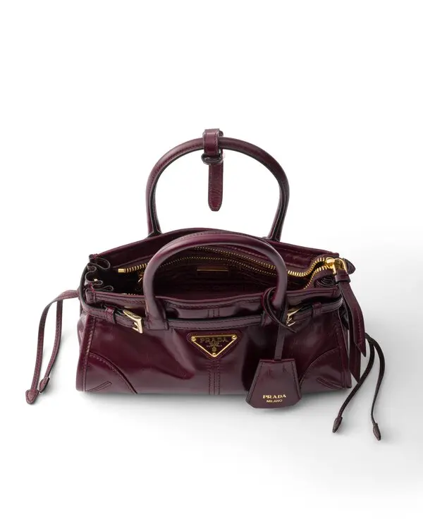 Prada Bonnie Leather Mini-bag - Red