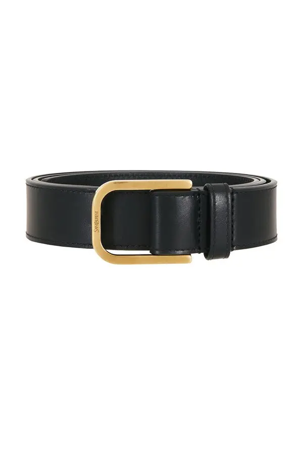 Saint Laurent Minimalist Buckle Belt