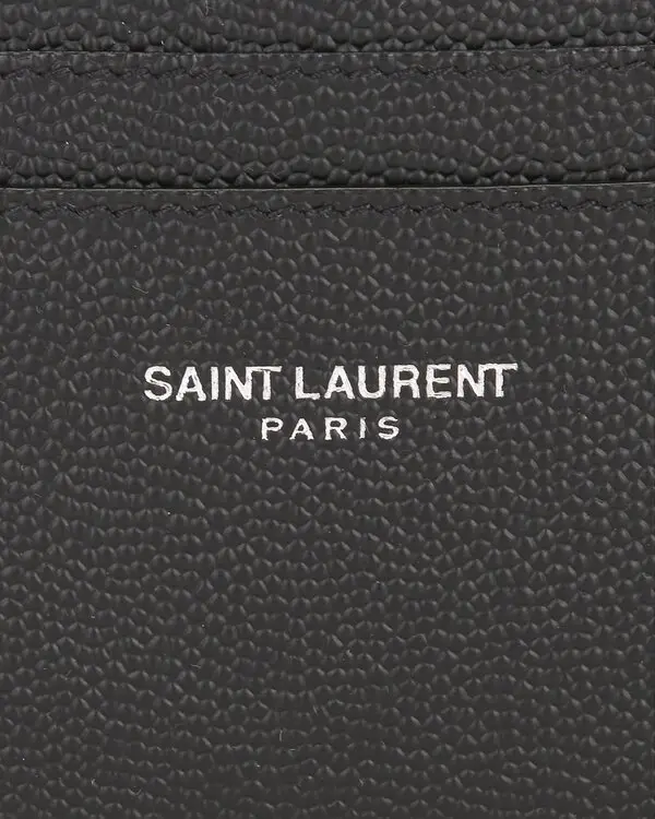 Saint Laurent Credit Card Case - Black