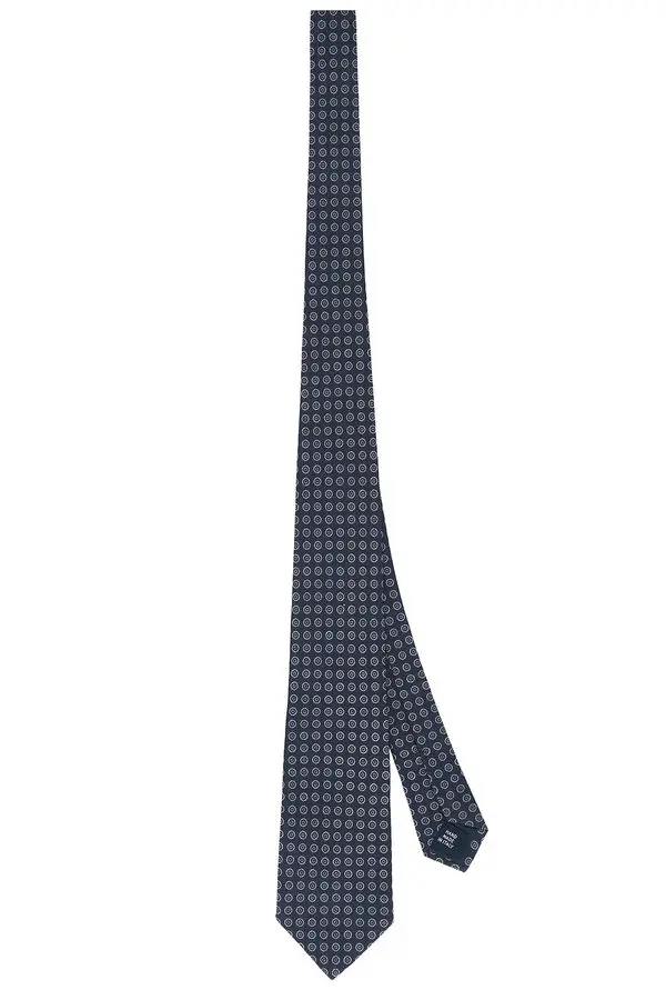 Polo Ralph Lauren Silk Circle Neat Neck Tie - Navy
