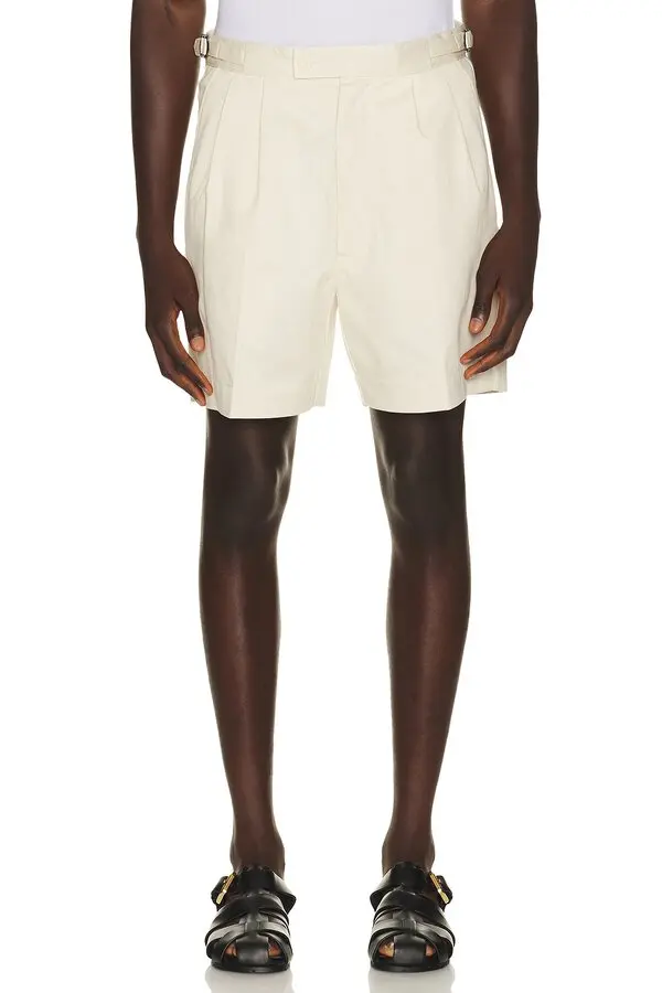 PERCIVAL Blake Double Pleated Shorts