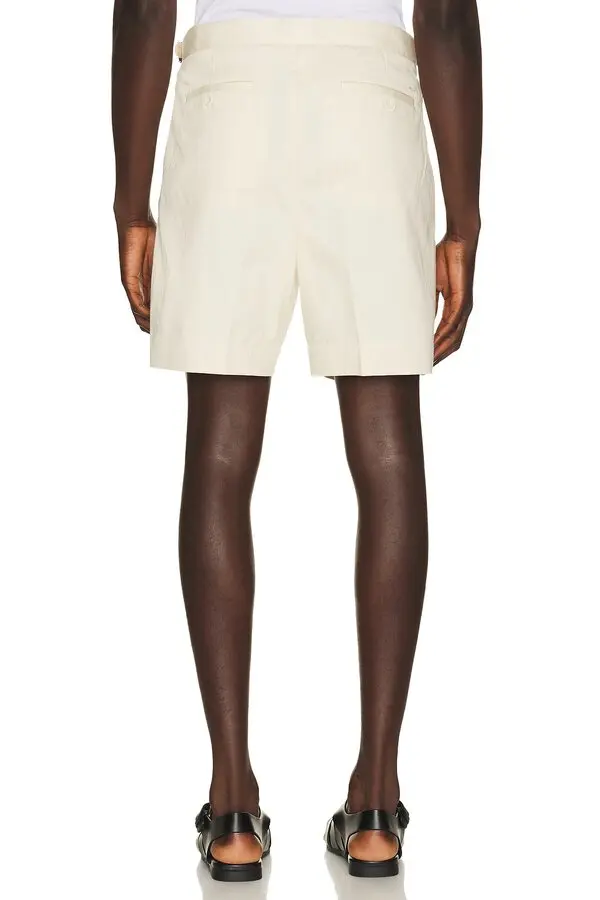 PERCIVAL Blake Double Pleated Shorts