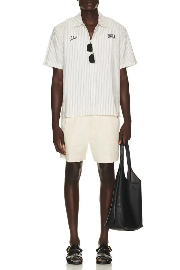 PERCIVAL Blake Double Pleated Shorts