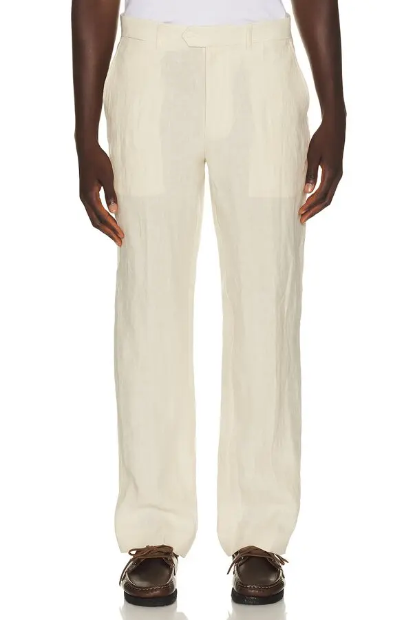 PERCIVAL Tailored Linen Trousers