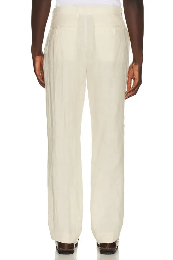 PERCIVAL Tailored Linen Trousers