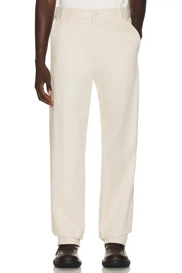 Moncler Trousers In Brown - Tan