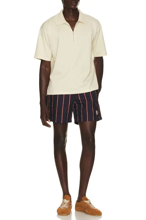 Moncler Stripe Swim Shorts - Navy