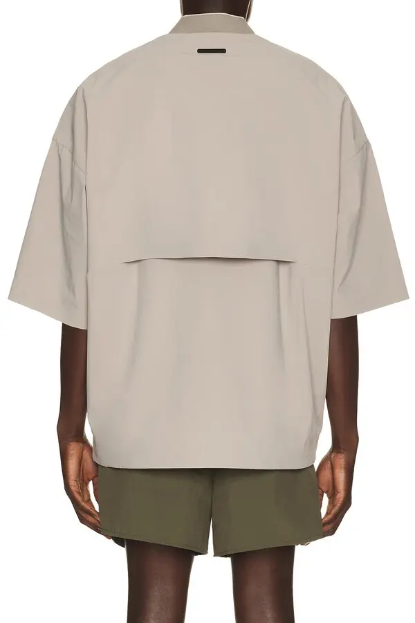 Fear Of God Half Zip Baseball Shirt
