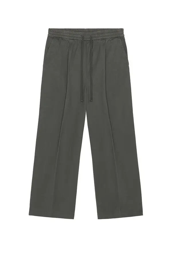 Fear Of God Pleat Front Drawstring Pant - Iron Grey