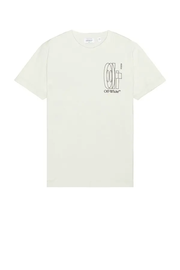 Off-White Double Arrow Slim Tee - Bluewash