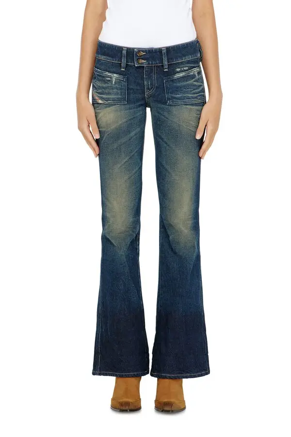 DIESEL® Bootcut Low Waist Jeans - Blue