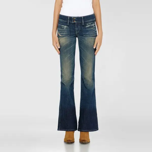 DIESEL® Bootcut Low Waist Jeans - Blue