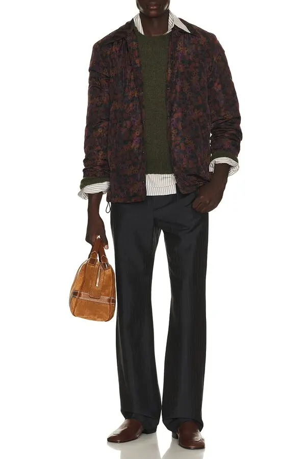 Dries Van Noten Vorries Floral Print Padded Jacket