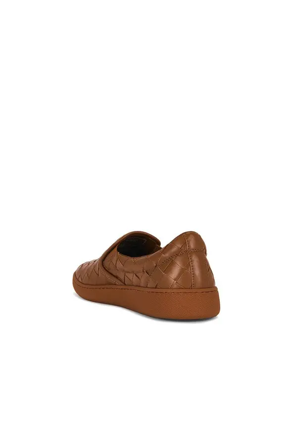 Bottega Veneta Sawyer Slip-on Sneaker In City Calfskin - Tannin