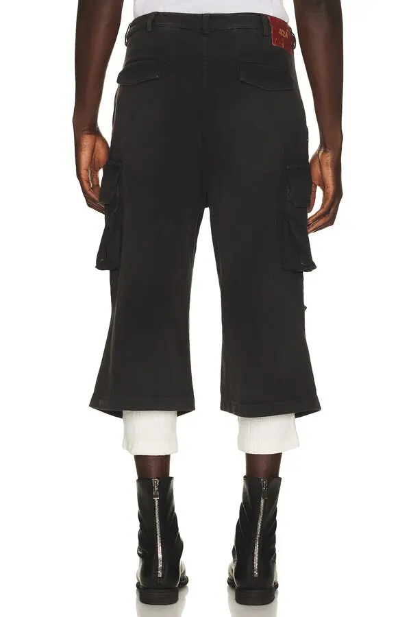 424 Ripped Bermuda Shorts