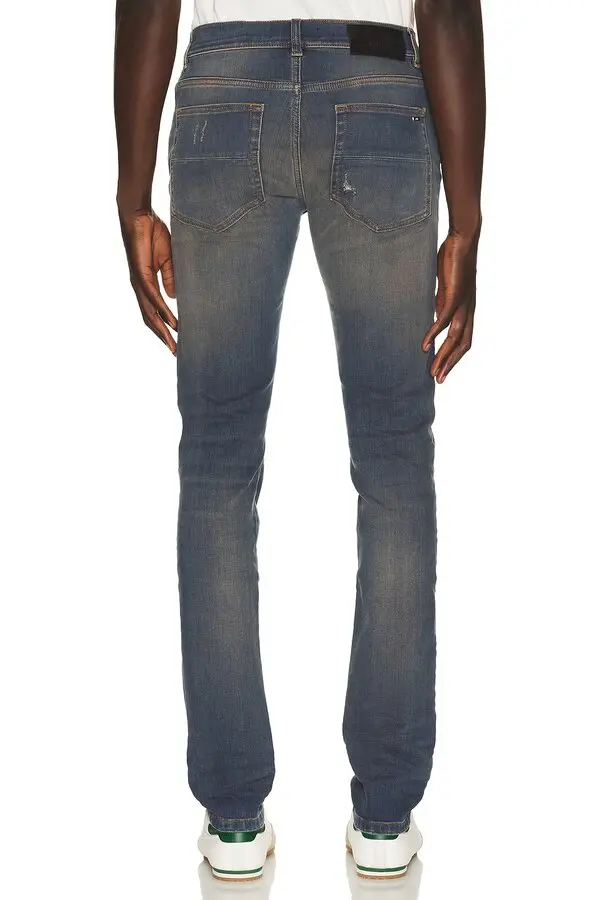 Amiri Mx1 Jean In Blue Denim - Dark Dust