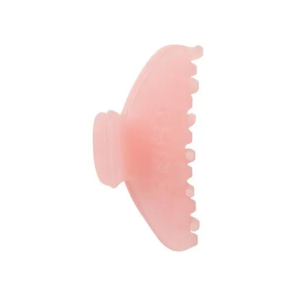 SKIMS Embossed Logo Mini Claw Clip | Pink | Getting Ready Accessories - Peony