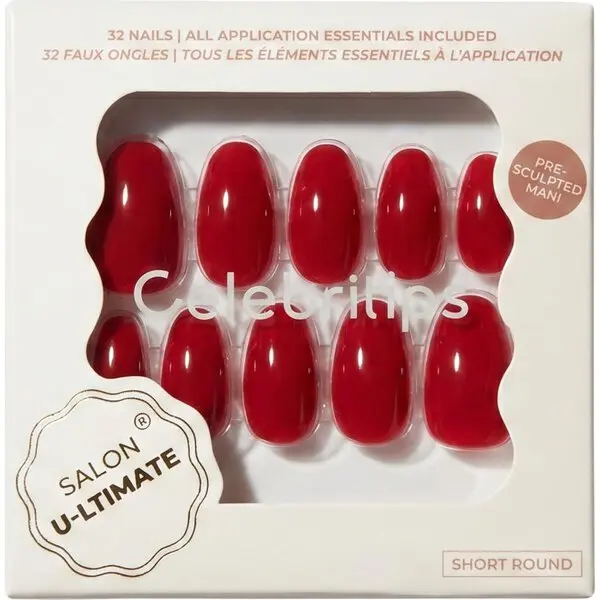 CELEBRITIPS Salon U-ltimate Press-on Nails - Red Red