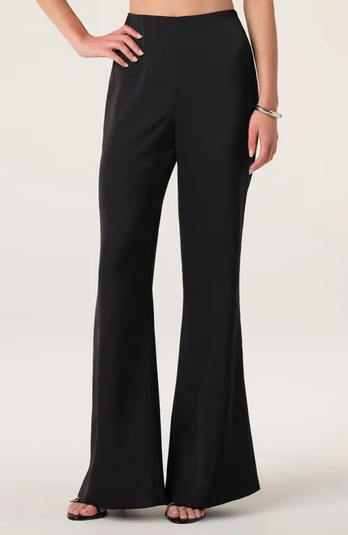 Astr The Label Keona Flare Leg Pants - Black