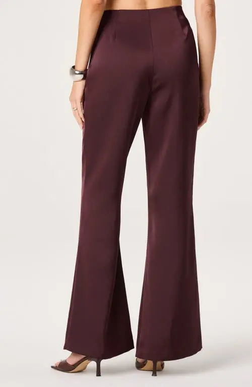 Astr The Label Keona Flare Leg Pants - Raisin