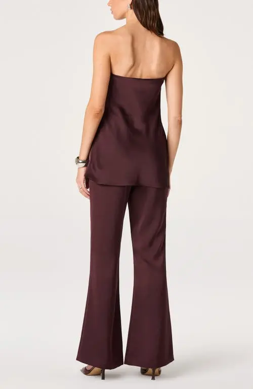 Astr The Label Keona Flare Leg Pants - Raisin