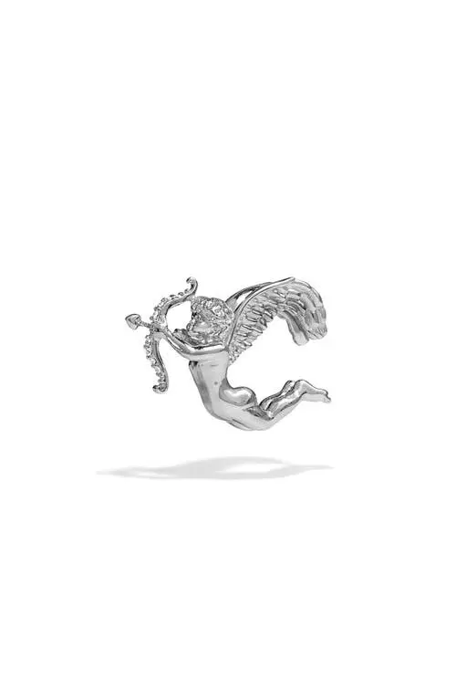 AWE INSPIRED Cupid Ear Cuff - Sterling Silver