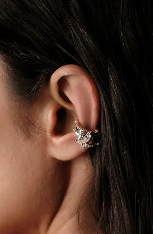 AWE INSPIRED Cupid Ear Cuff - Sterling Silver