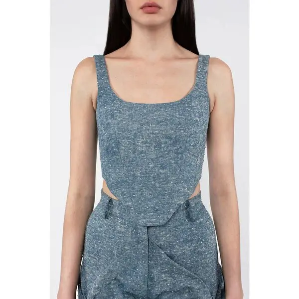 KATE BARTON Hilary Corset - Denim