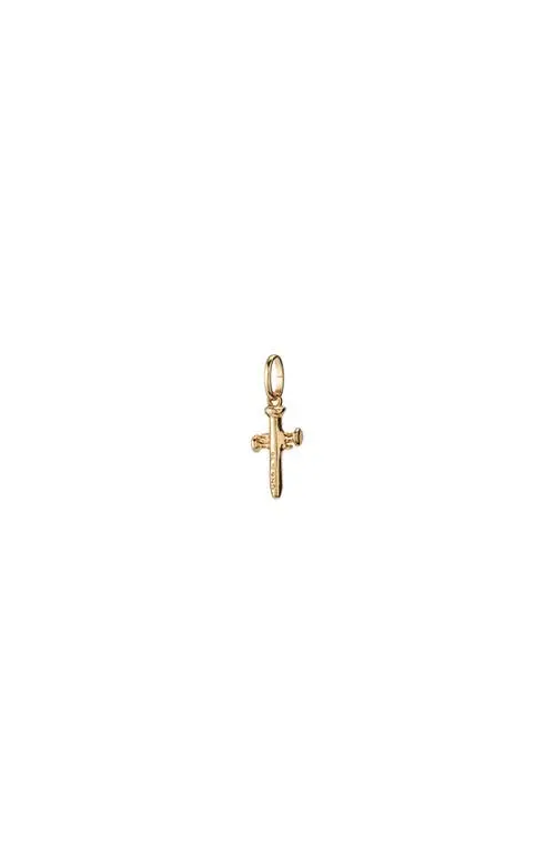 UNODE50 18k Plated Medium Cross Charm