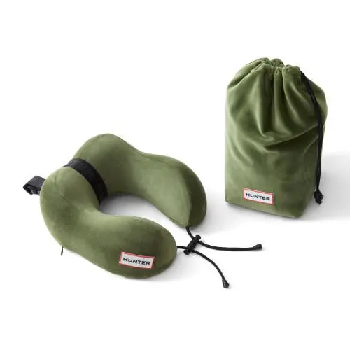 Hunter Ellis Contour Travel Neck Pillows - Cypress Green