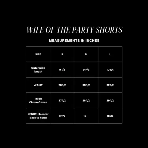 UNTAMED PETALS Wifey Shorts