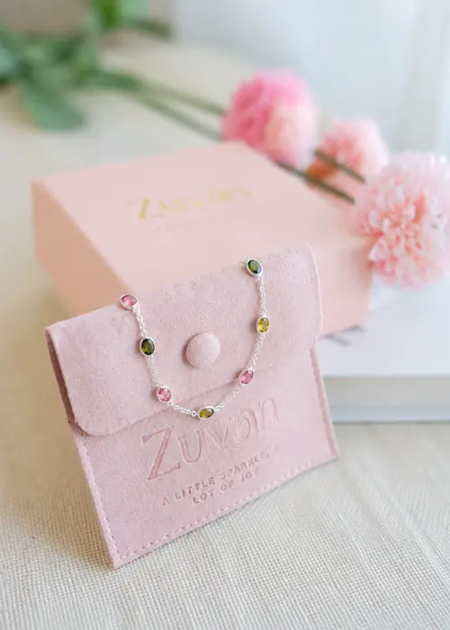 ZUVAN Blush Meadow Multi-stone