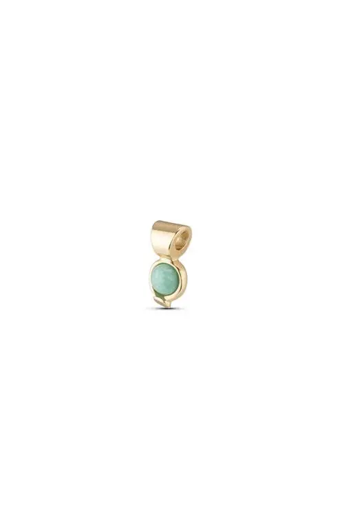 UNODE50 Charm Plated In 18k And Amazonite Stone