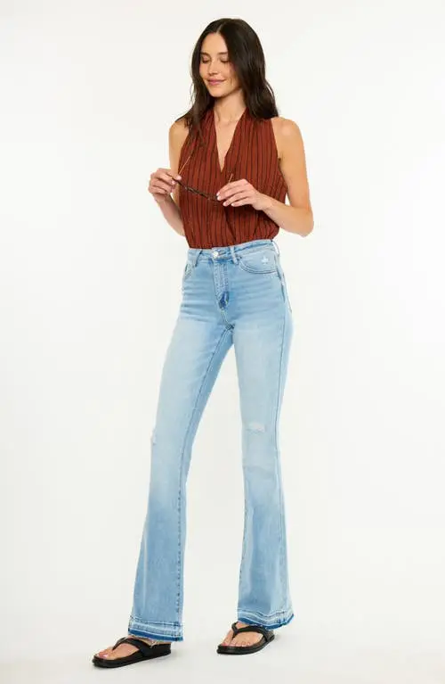 KANCAN ESSENTIALS Stephanie Essentials High Rise Flare Jeans