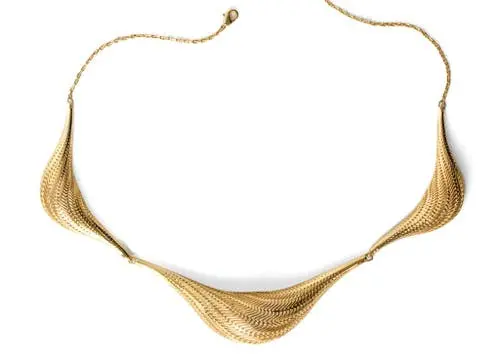 LAMINAR JEWELRY Flow Large Necklace - Gold