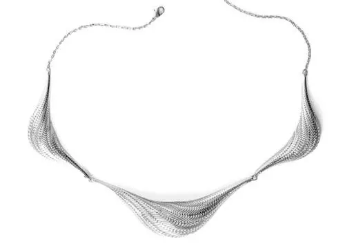 LAMINAR JEWELRY Flow Large Necklace - Silver