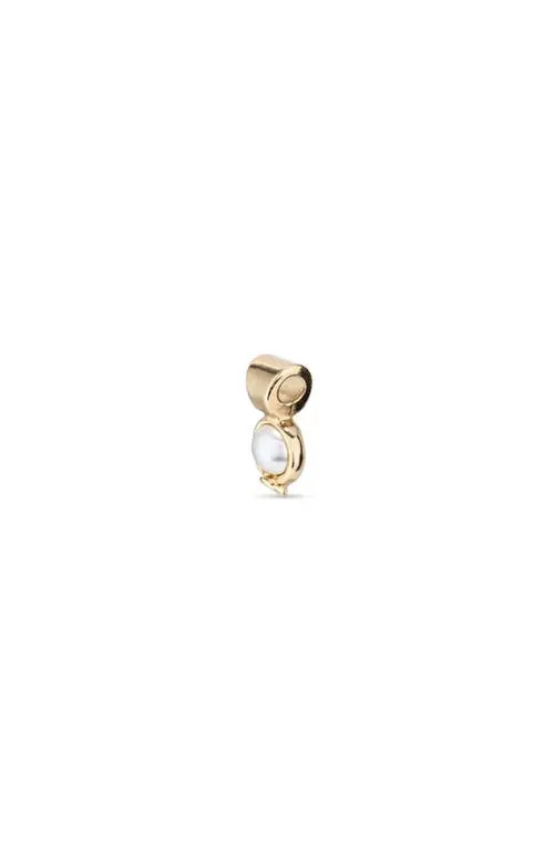 UNODE50 18k -plated Charm With Pearl