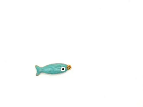 GEMINI JEWELRY Coastal Enamel Fish Pendant
