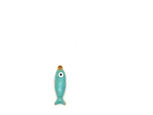 GEMINI JEWELRY Coastal Enamel Fish Pendant