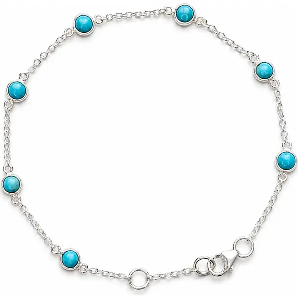 ZUVAN December Birthstone Turquoise Bracelet