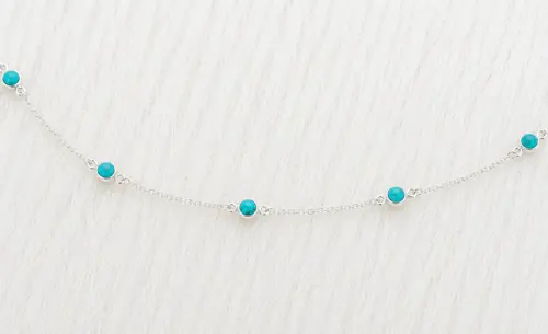 ZUVAN December Birthstone Turquoise Bracelet