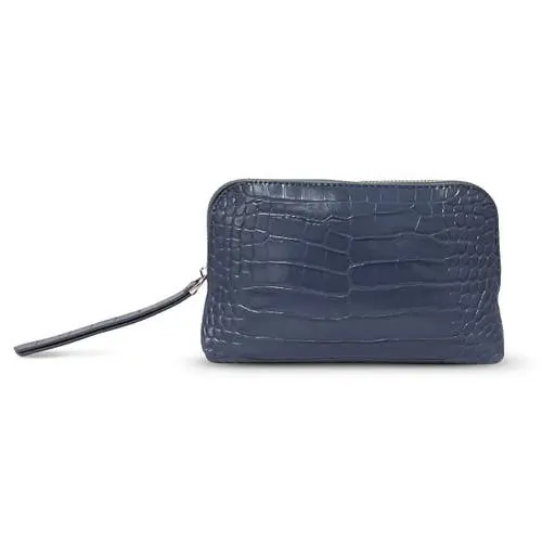 YOUZEY Muse Mini Croc Cosmetic Clutch - Grey