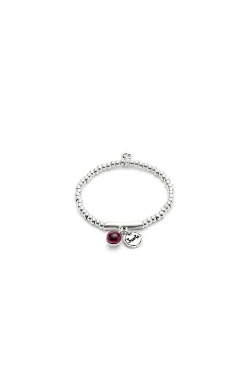 UNODE50 Bracelet With Purple Murano Glass - Silver