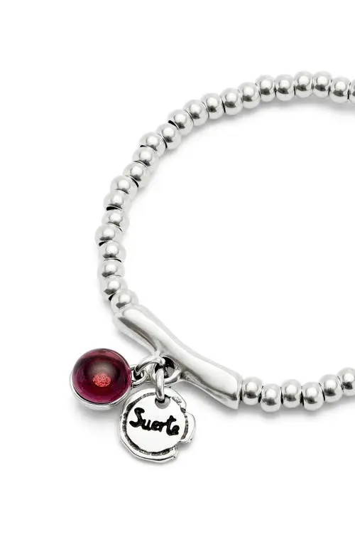UNODE50 Bracelet With Purple Murano Glass