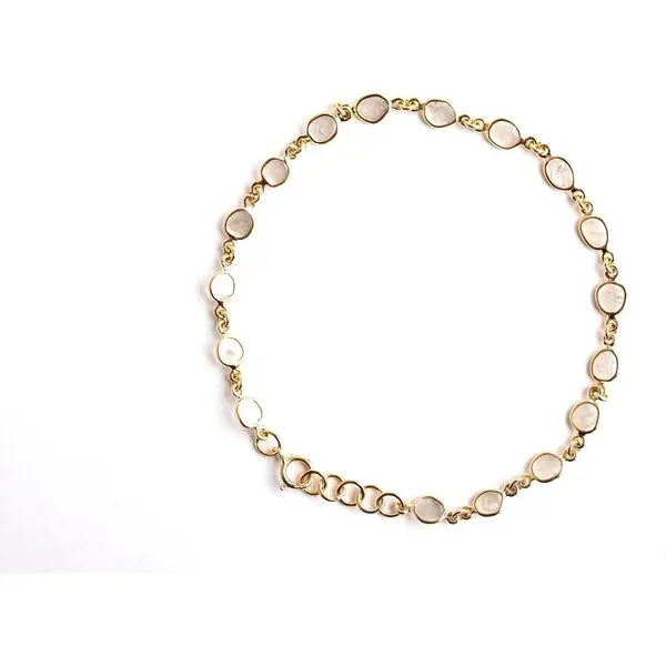 ZUVAN Lunar Glow Solid Gold 14k Bracelet - Diamond