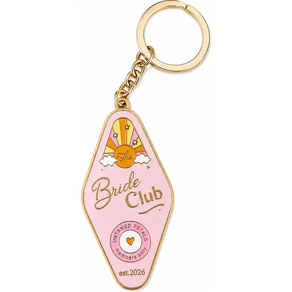UNTAMED PETALS Bride Club Keychain - Pink