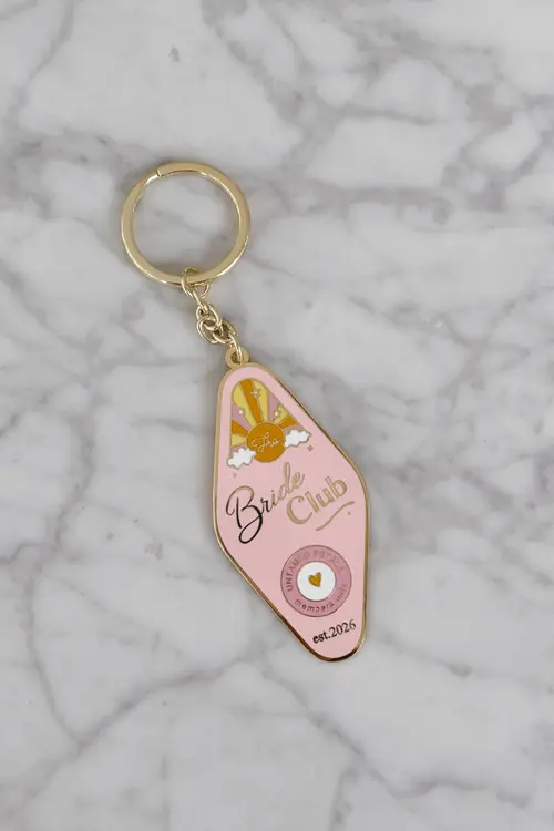UNTAMED PETALS Bride Club Keychain - Pink