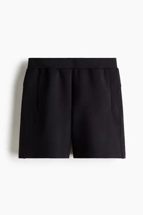 H&m Sports Scuba Knit Shorts With Drymove™ Technology