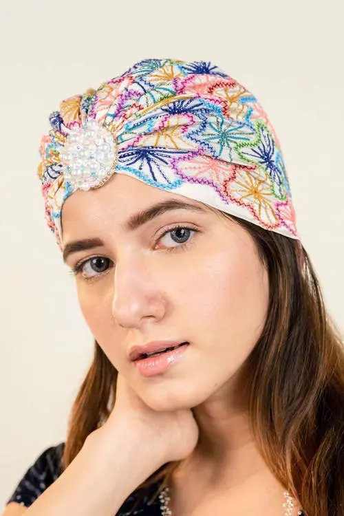 HAIR DRAMA CO. Embellished Head Wrapsmulti